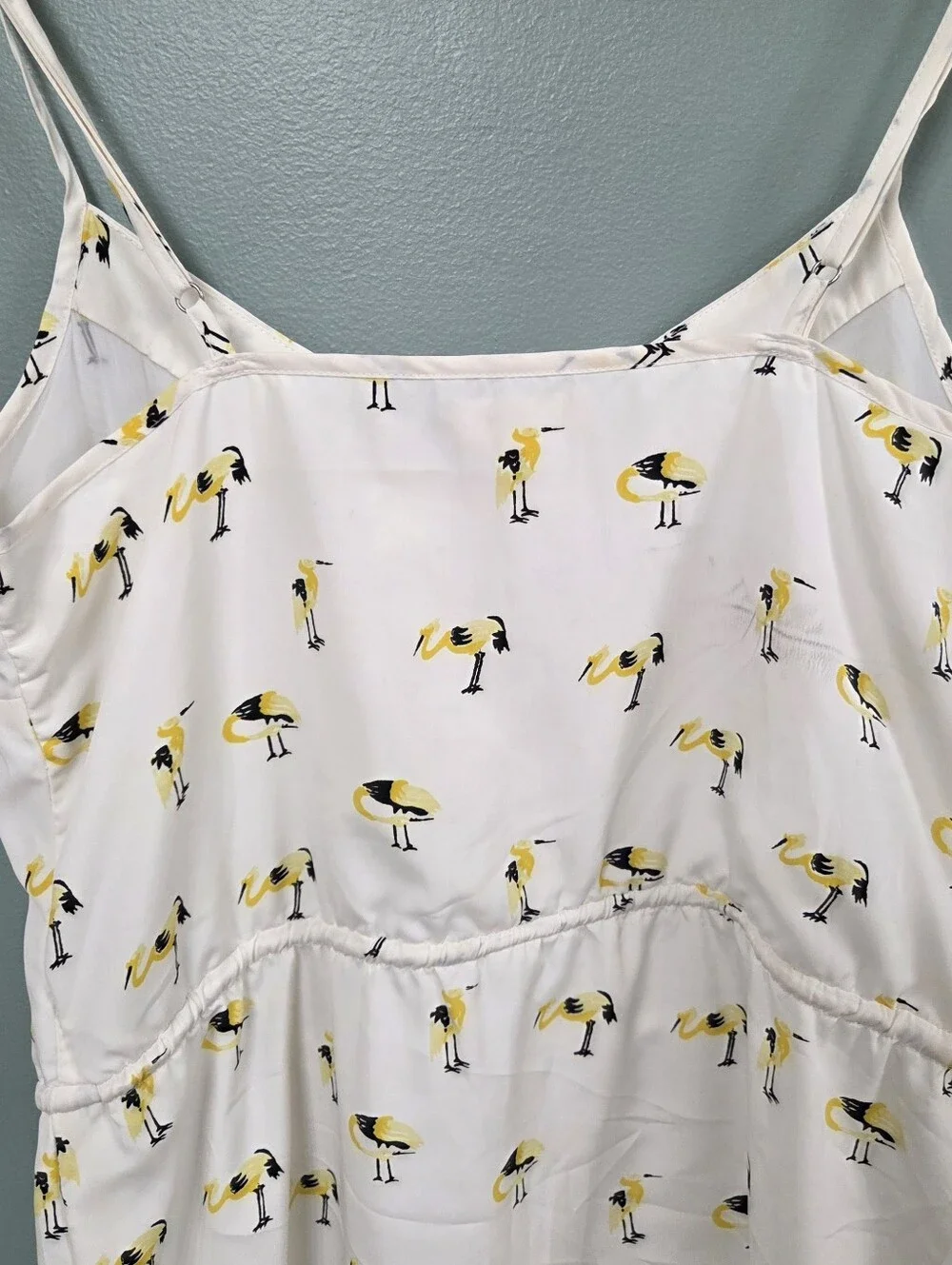 oat+fawn | Dresses | Oatfawn New Yellow Bird New Tropical Dress Womens ...